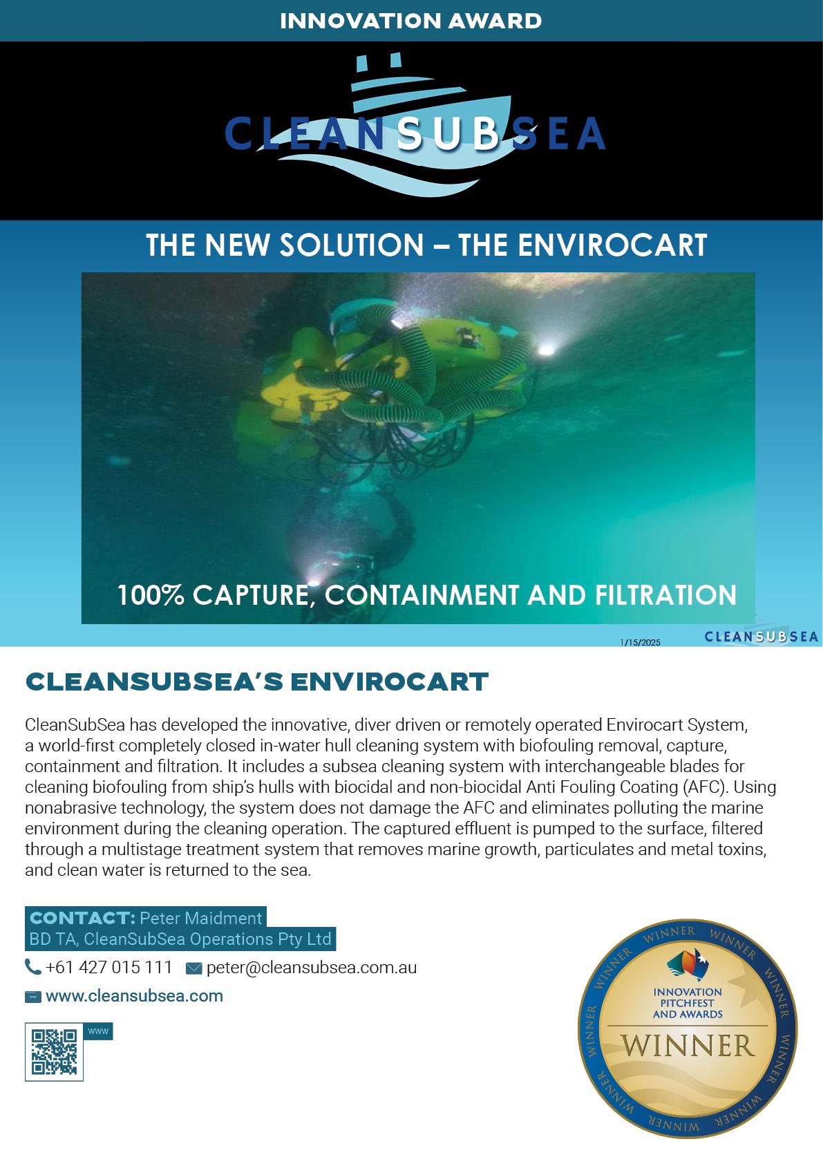 Innovation Pitchfest and Awards | Indo Pacific International Maritime ...